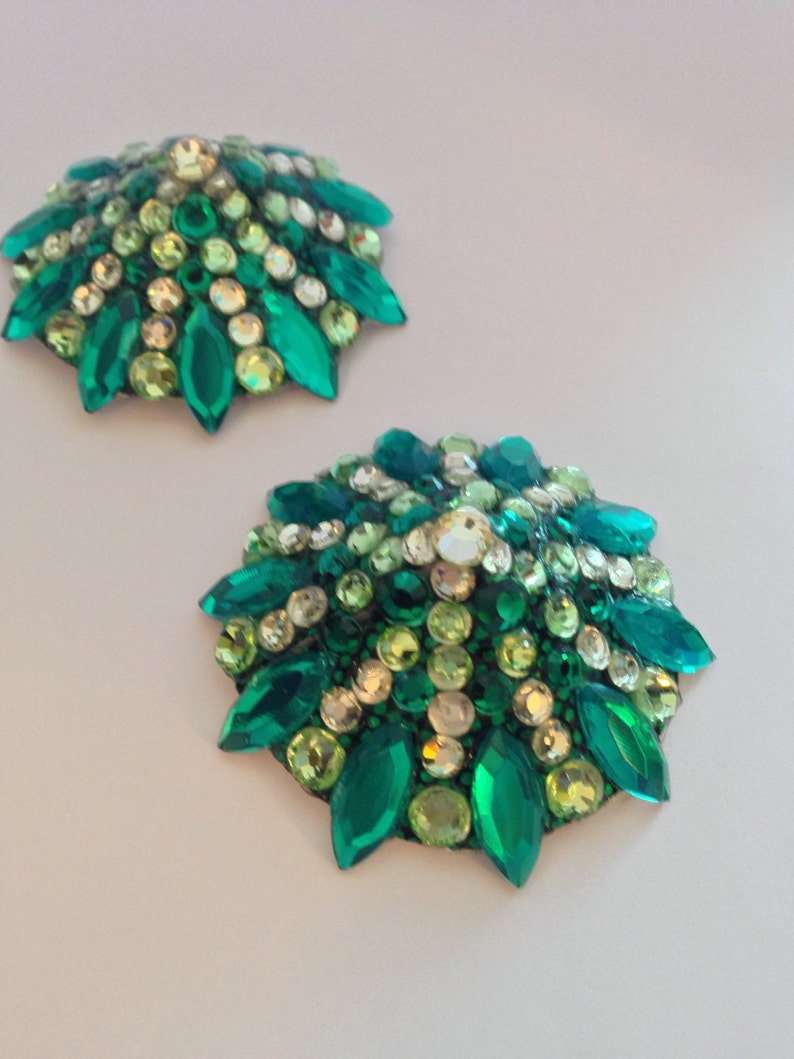 Green Pasties - Etsy