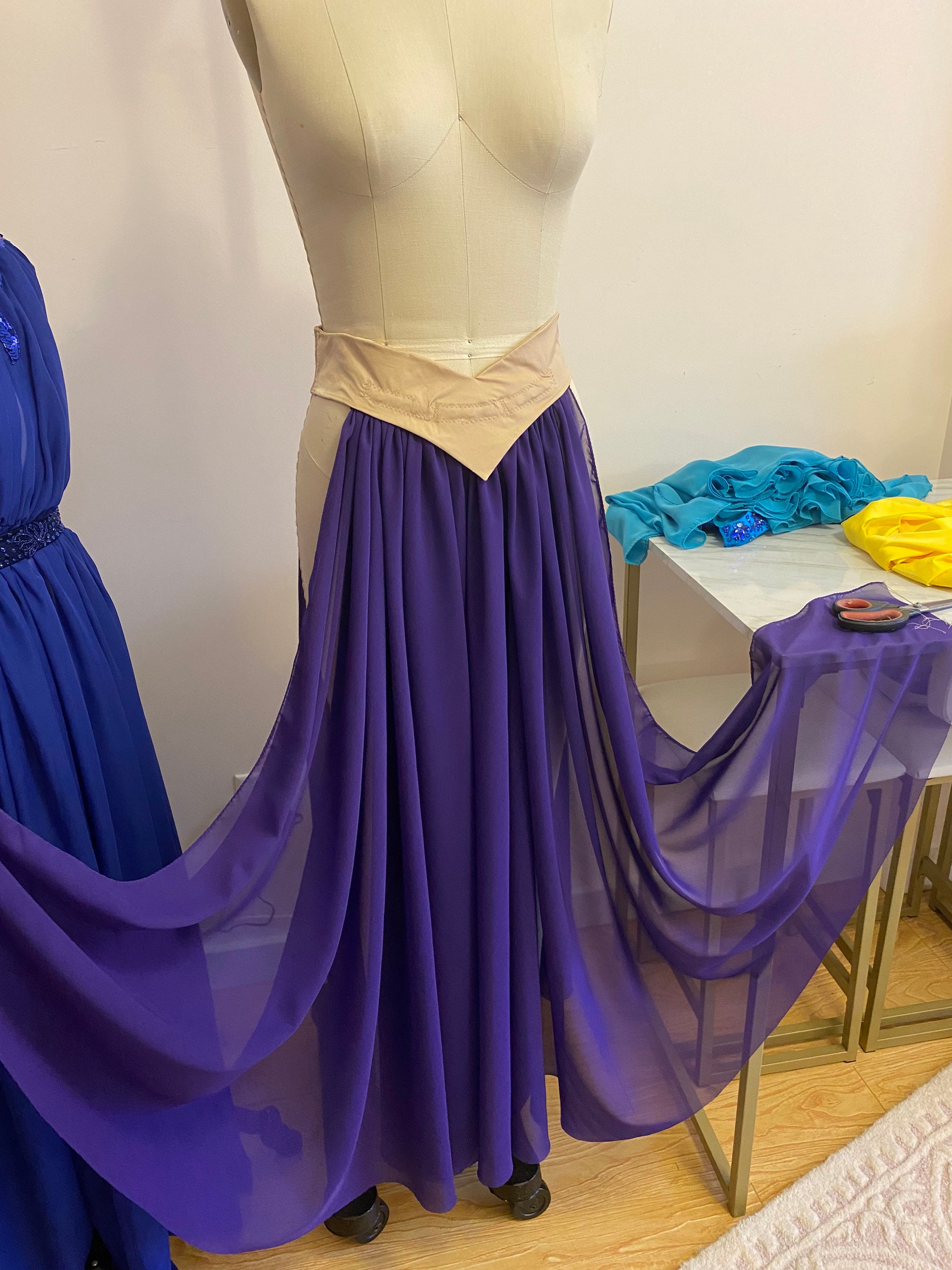 Plunge Bra Panel Skirt High Leg Panty DIY Set - Etsy