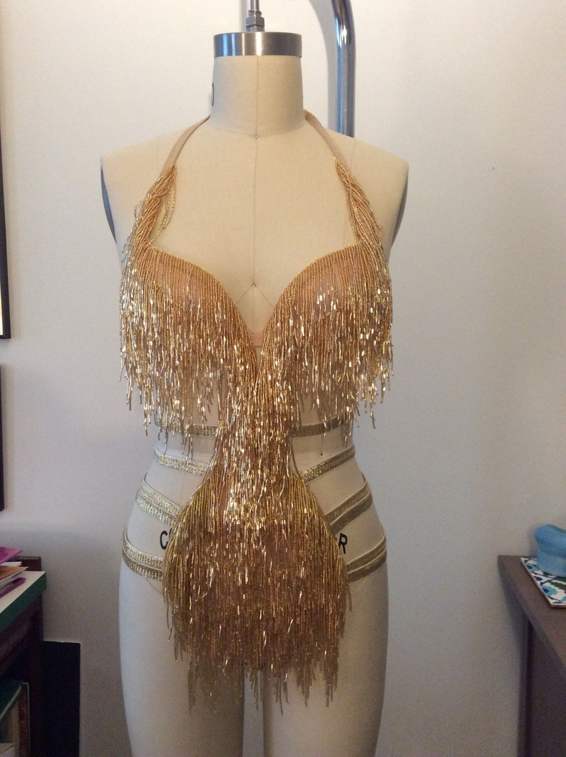 Beaded Fringe Shimmy Costume - Etsy