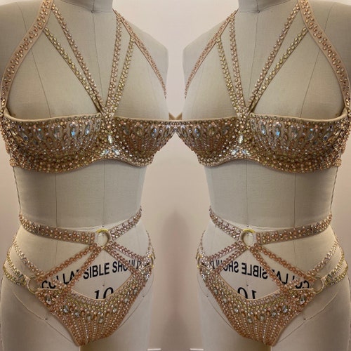 Demi Bra and Panty Set Boom Boom Panty - Etsy Australia