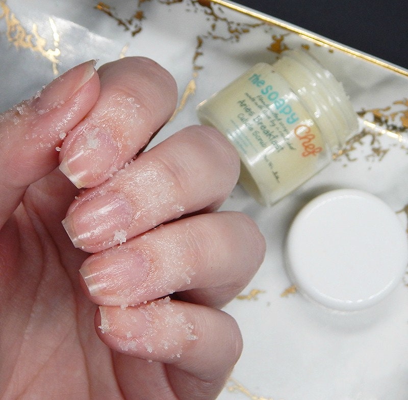 Cuticle Scrub Sugar Nail Scrub Cuticle Treatment Hand - Etsy