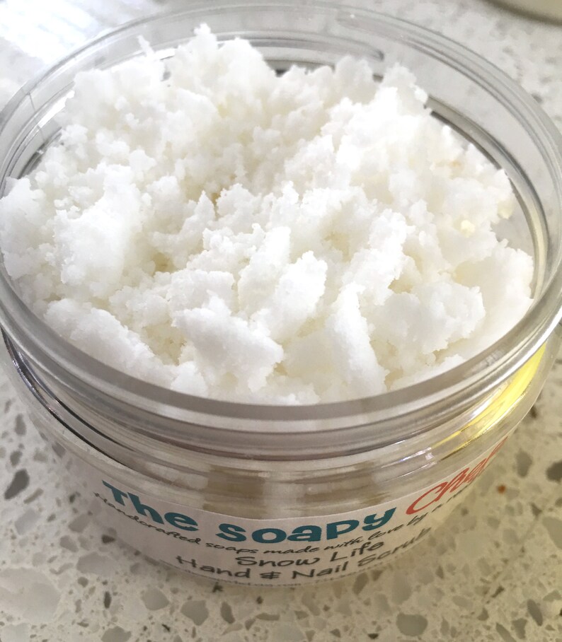 Hand Scrub Hand and Nail Scrub Snow Scrub Gentle Scrub - Etsy