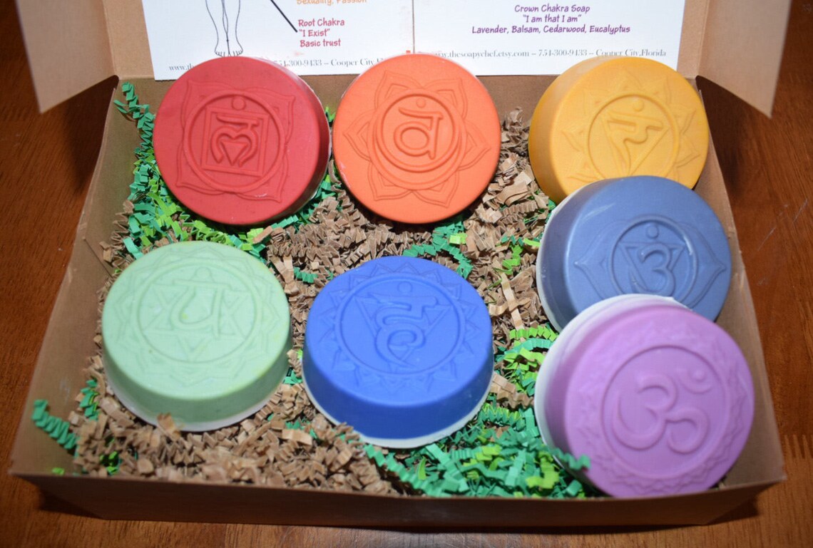 Seven Chakras Soap, Seven Chakras, 7 Chakras Soap, 7 Chakras, Chakra ...