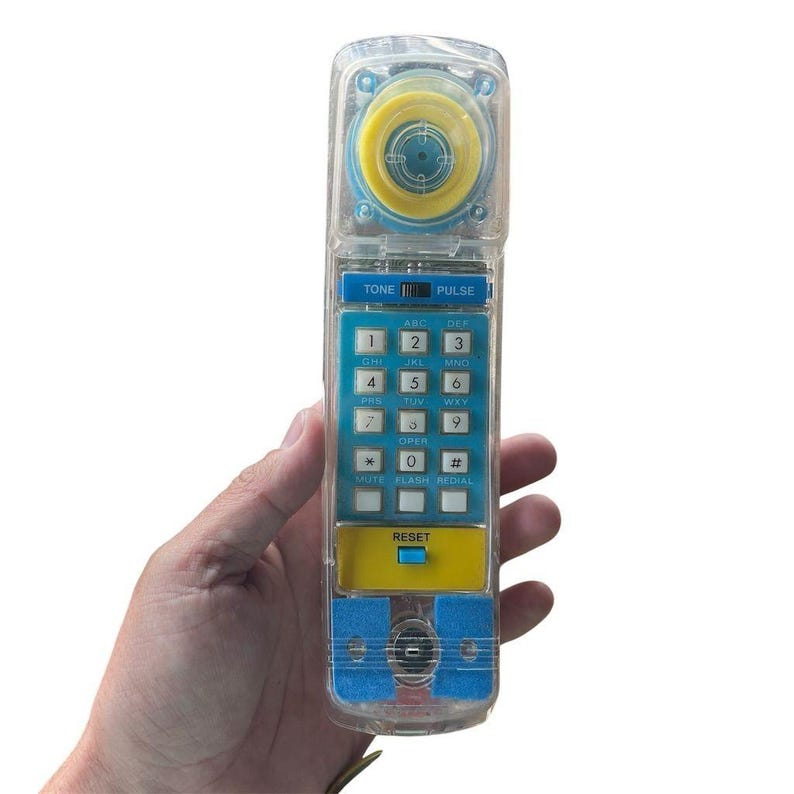 Vintage Radio Shack Transparent Landline Telephone Retro 80s/90s Design ...