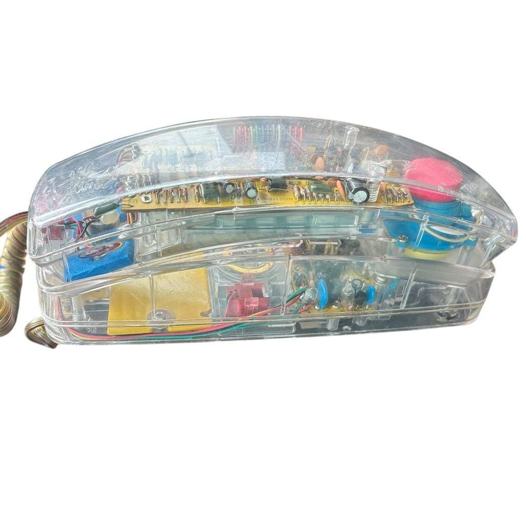Vintage Radio Shack Transparent Landline Telephone Retro 80s/90s Design ...
