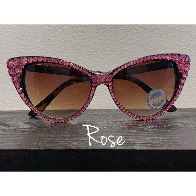Gorgeous Crystal Rhinestone Cat Eye Glam Sunglasses SUPER - Etsy