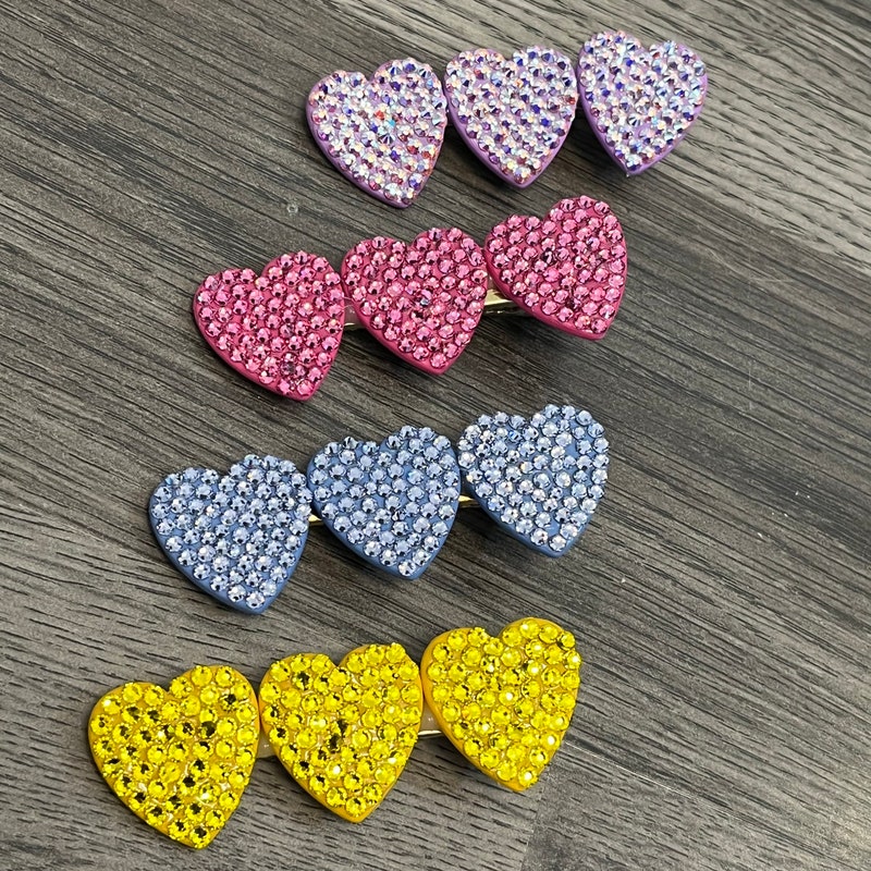 Heart Barrette - Etsy