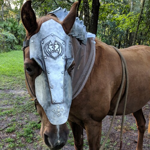 Chivalry Chanfron Horse Face Armor Medieval Equine Foam - Etsy