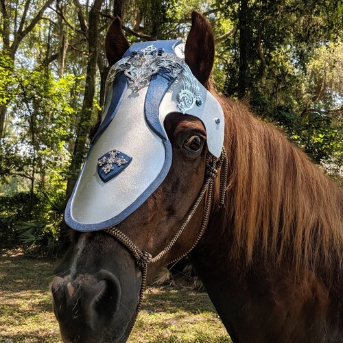 Chivalry Chanfron Horse Face Armor Medieval Equine Foam - Etsy