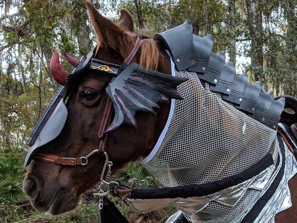 Faux Chainmail for Horses Ponies or Minis to Be Worn With - Etsy Denmark