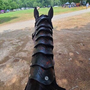 Dragon Scales Embossed Crinet Crest of Neck Foam Armor for Horses or ...