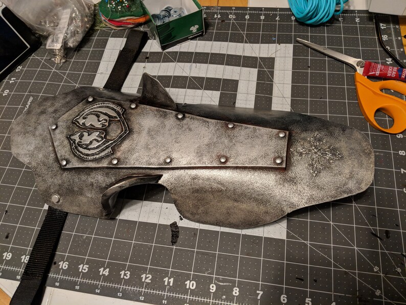 Coburg Chanfron Horse Face Armor in Aged Silver With Eye | Etsy