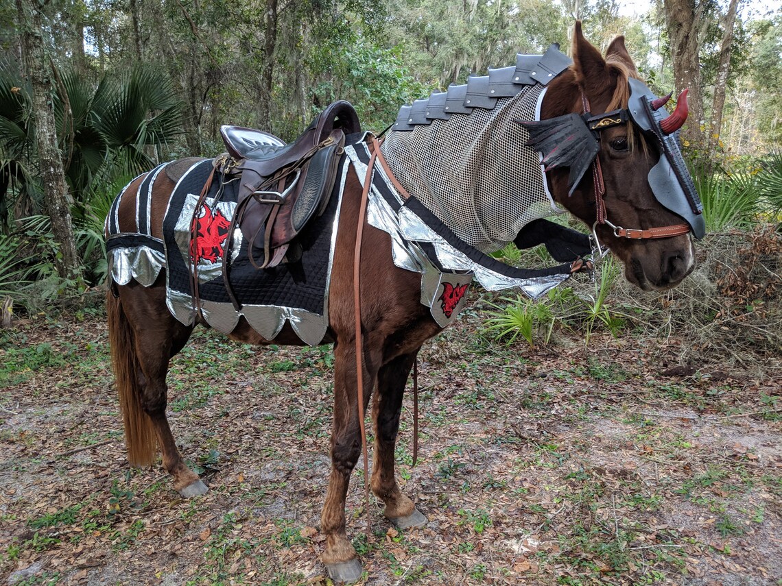 Faux Chainmail for Horses Ponies or Minis to Be Worn With - Etsy Denmark