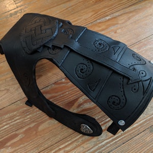 Epic Chanfron Horse Face Armor in Brown Leather Color Medieval Equine ...