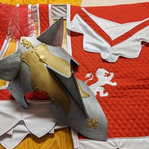 Destrier Horse Costume Medieval Barding Costume Equine Jousting ...