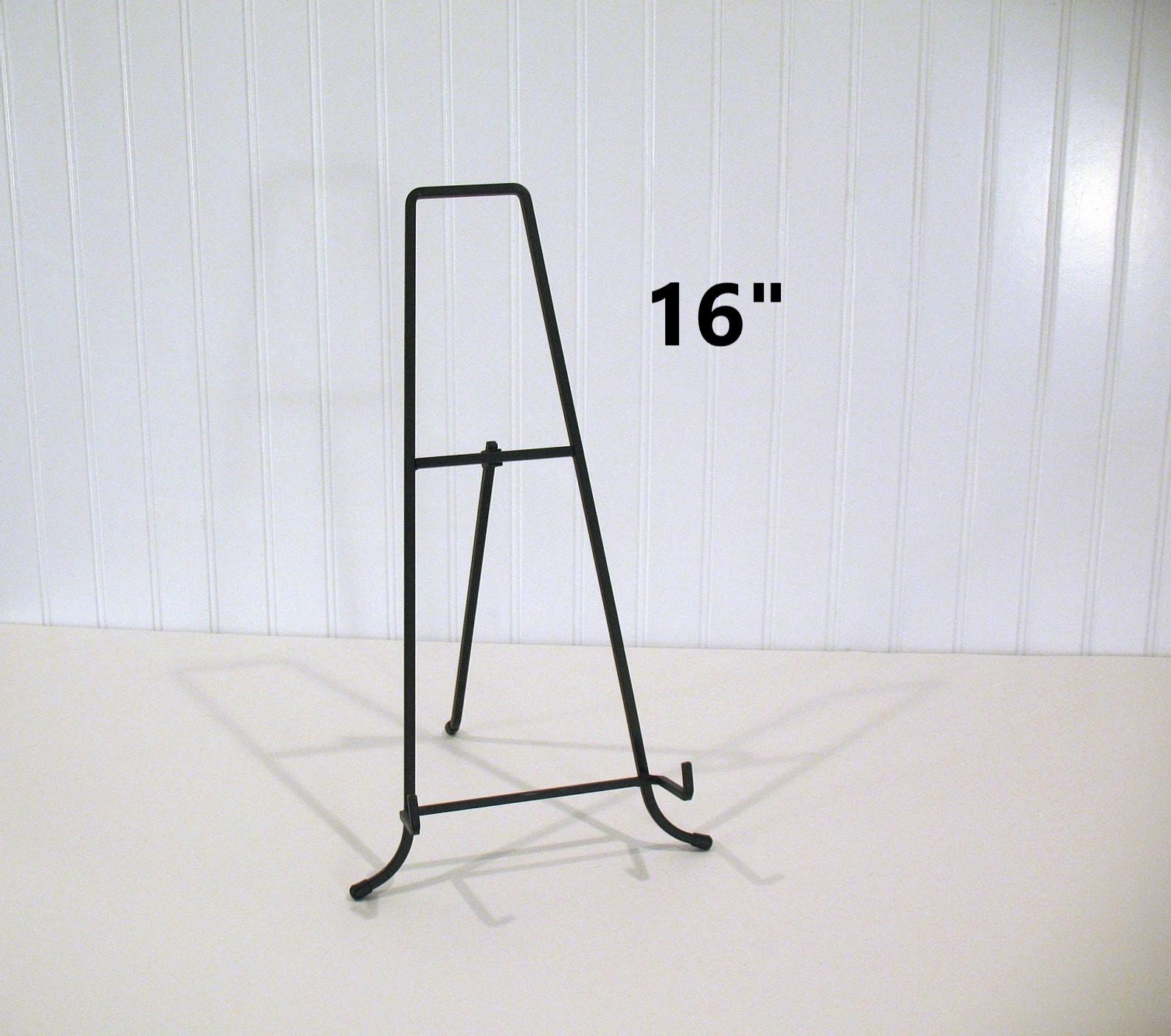 16 Tall TABLE EASEL Large Black Metal Tabletop Home - Etsy