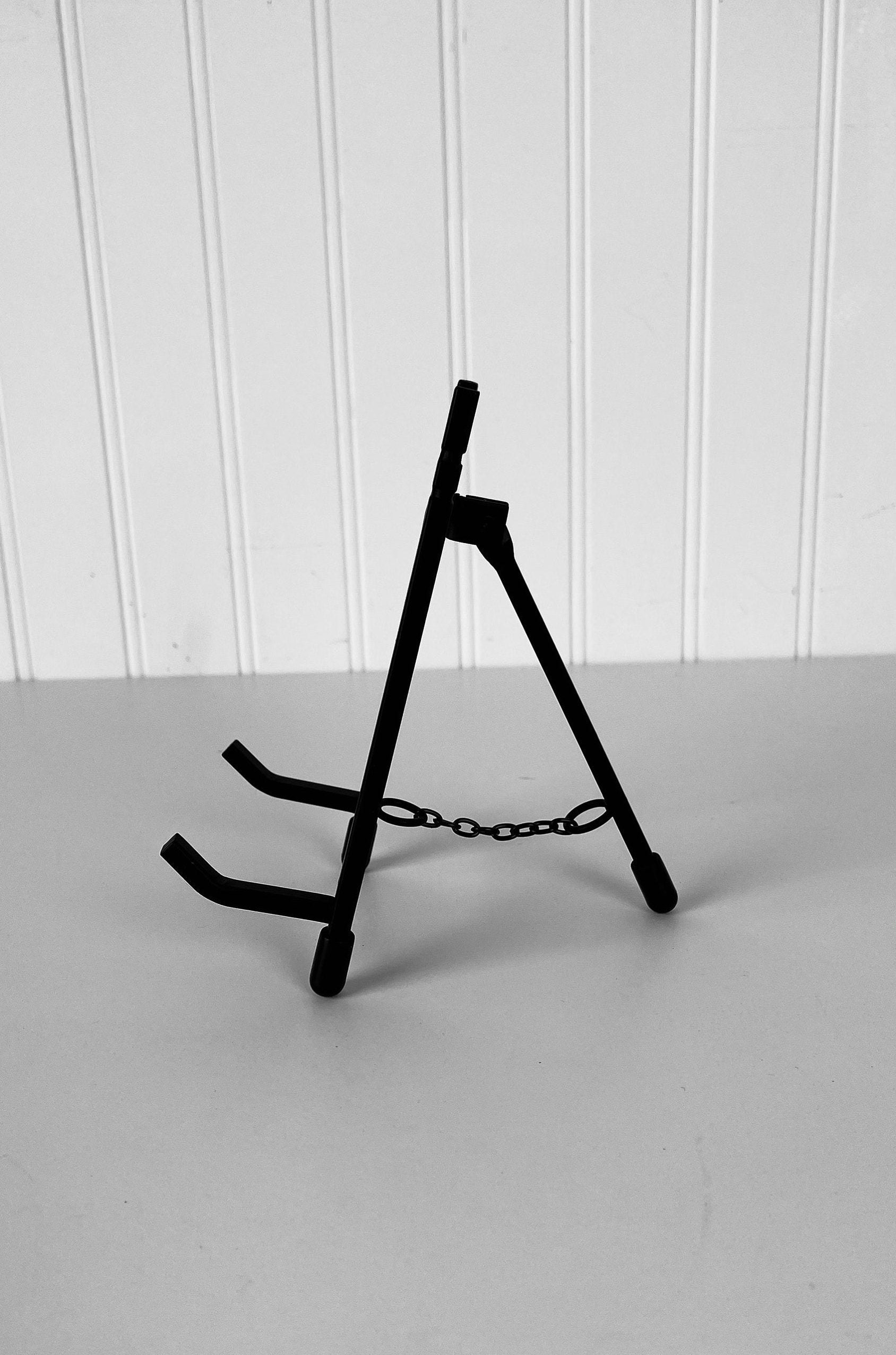 5 TRADITIONAL ART EASEL Small Black Metal Tabletop Shelf | Etsy