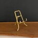 6.5 Tall GOLD TABLE EASEL Small Iron Metal Wedding Christmas Home ...