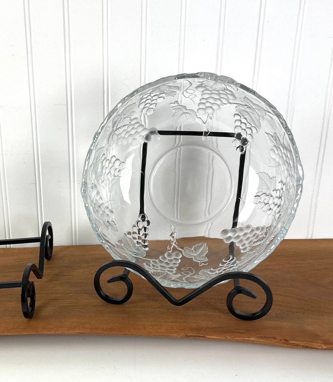 X HEAVY DUTY 5" DEEP Metal Bowl Stand Heavy Platters Art Objects Rocks ...