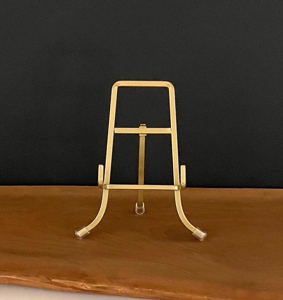 6.5" Tall GOLD TABLE EASEL Small Iron Metal Wedding Christmas Home ...