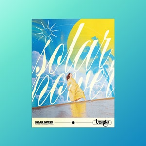 Lorde - Solar Power Double Poster Set *DIGITAL DOWNLOAD* - Etsy