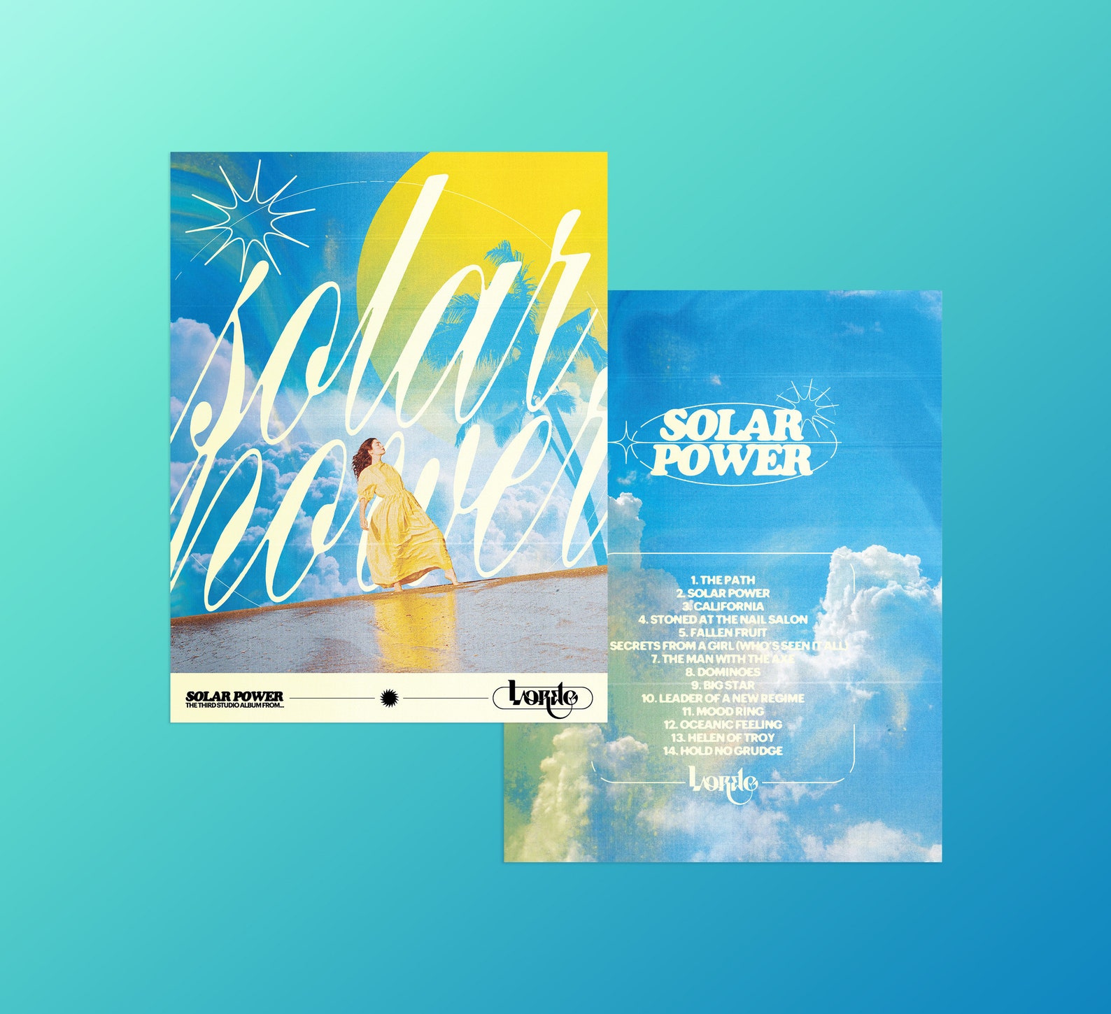 Lorde - Solar Power Double Poster Set *DIGITAL DOWNLOAD* - Etsy