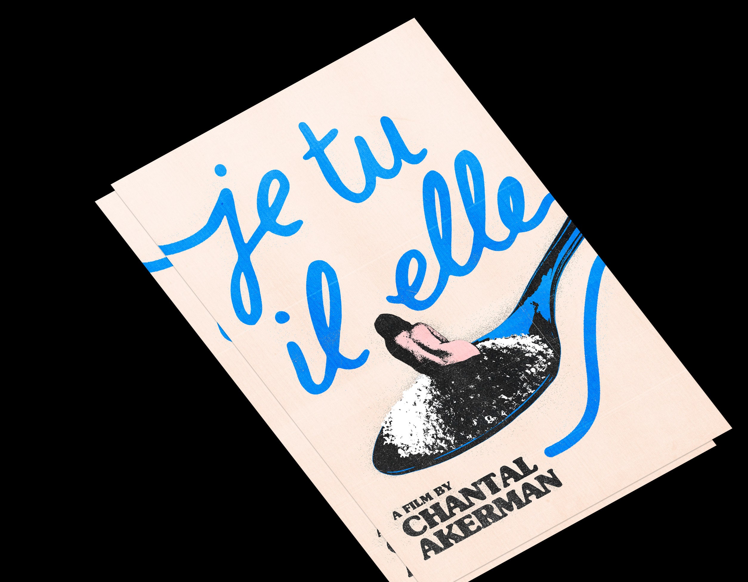 Je Tu Il Elle Chantal Akerman Typographic Film Poster DIGITAL DOWNLOAD ...