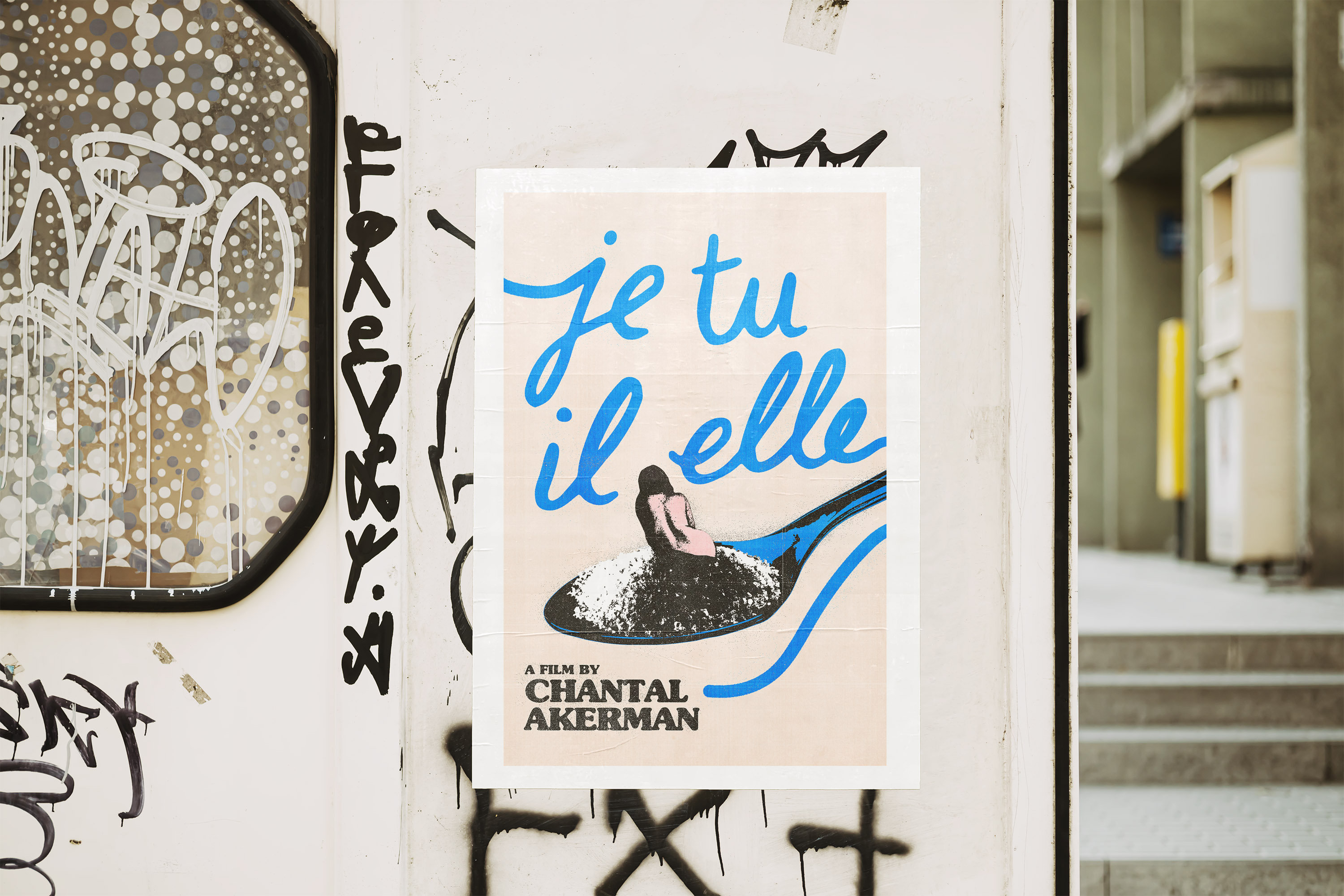 Je Tu Il Elle Chantal Akerman Typographic Film Poster DIGITAL DOWNLOAD ...