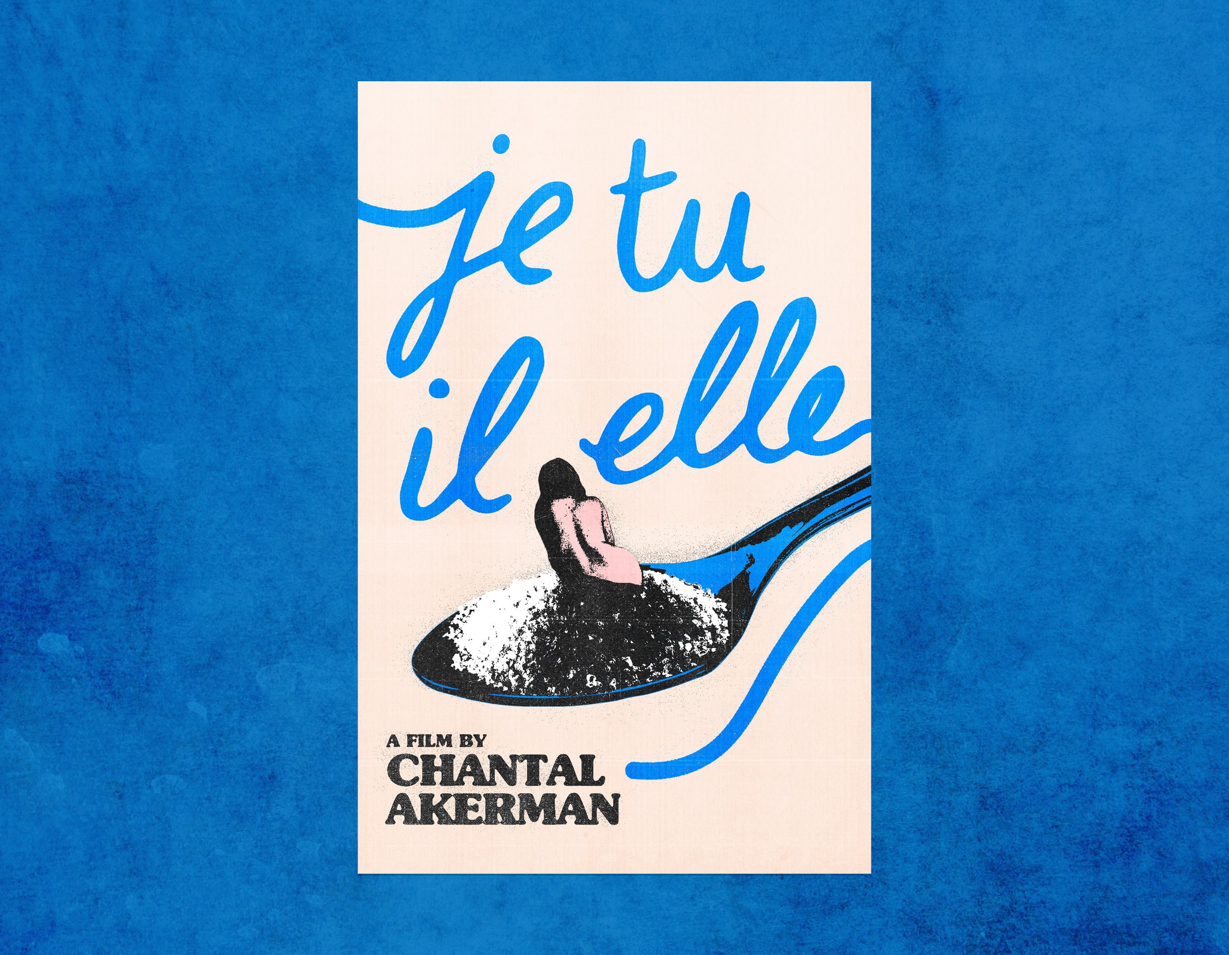 Je Tu Il Elle Chantal Akerman Typographic Film Poster DIGITAL DOWNLOAD ...