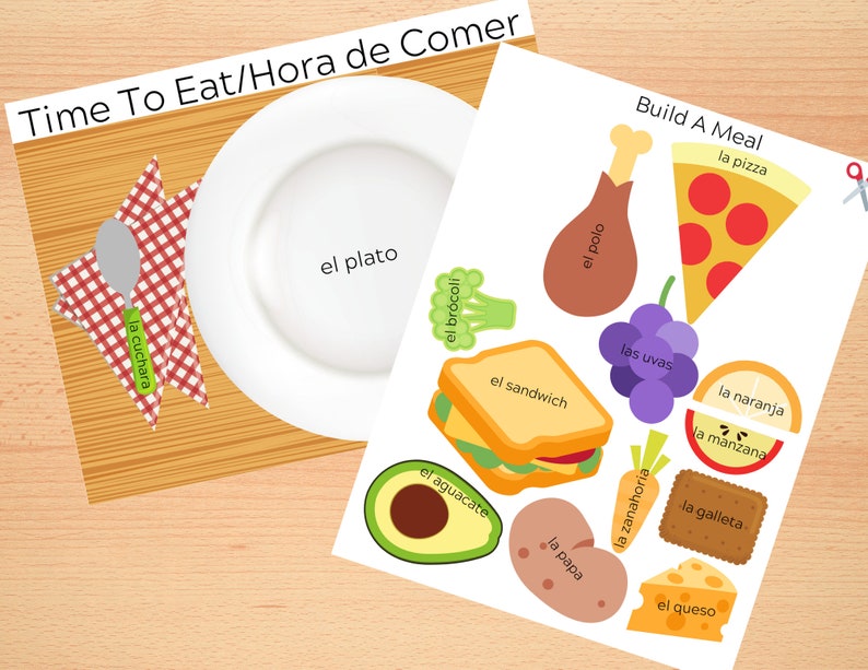 Learning Spanish Busy Book- Toddler to Preschool - DIY Printable Quiet ...
