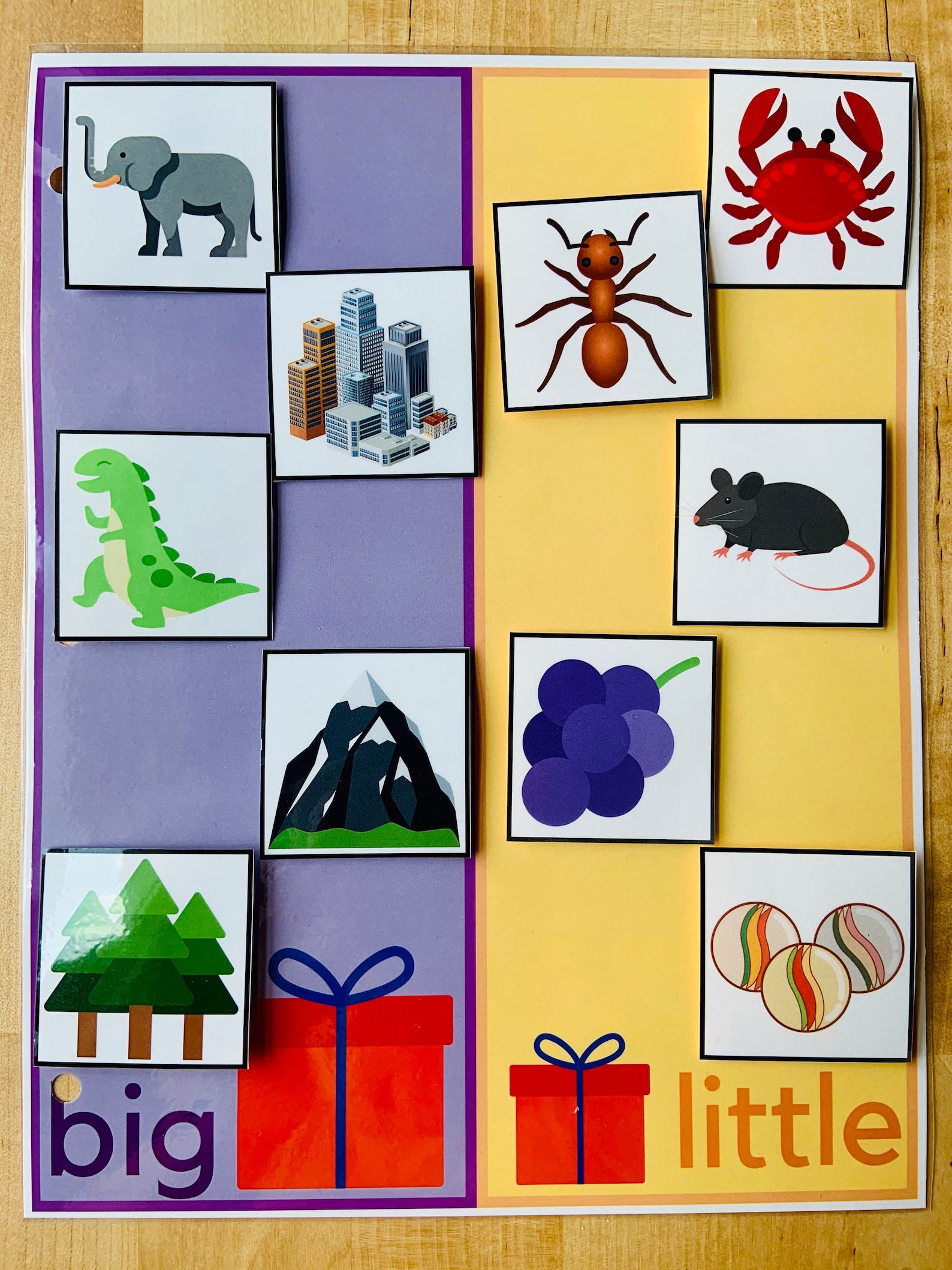 Opposites Busy Book - Toddler to Preschool - Hot/cold, Big/little ...