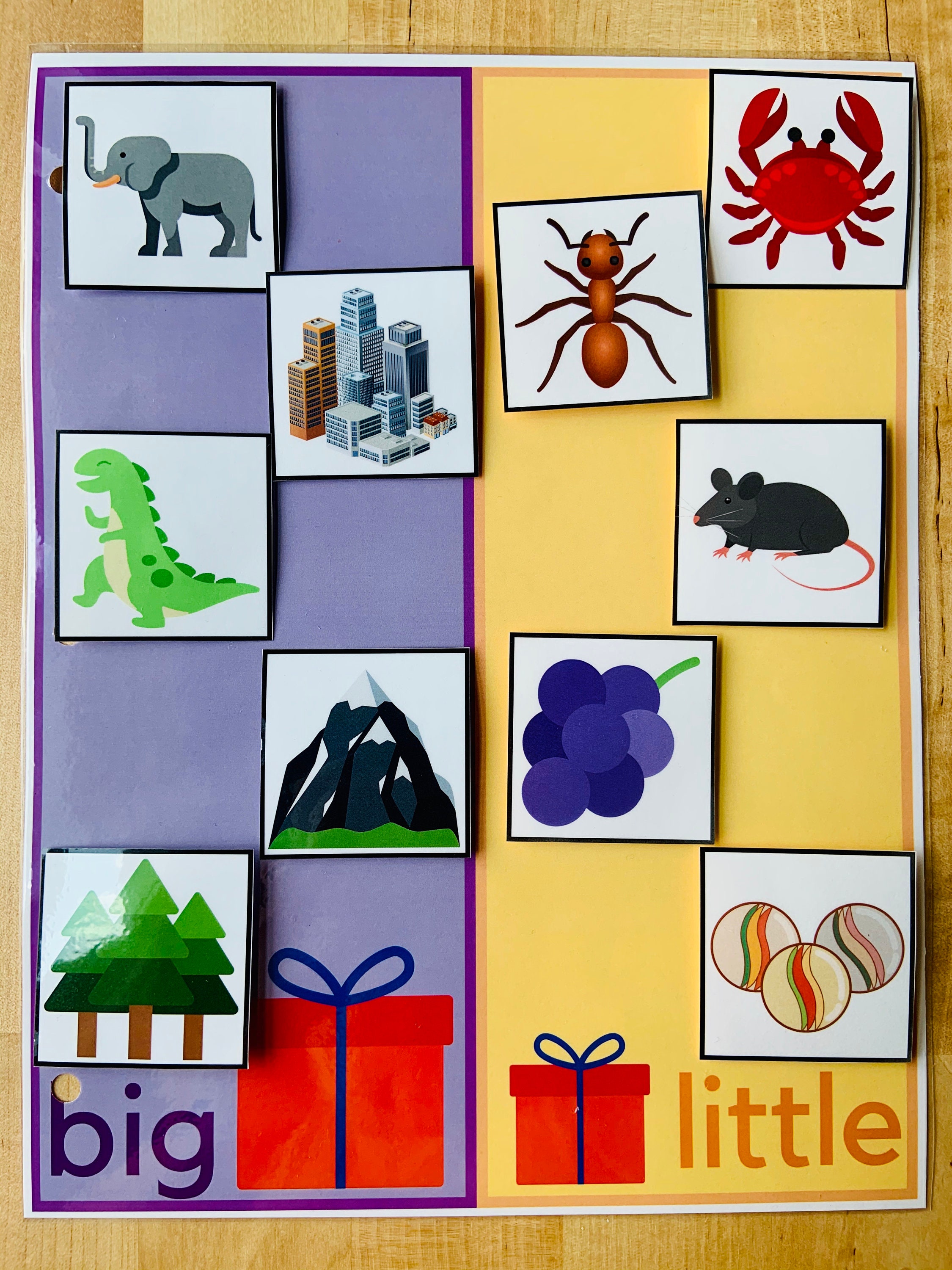 Opposites Busy Book - Toddler to Preschool - Hot/cold, Big/little ...
