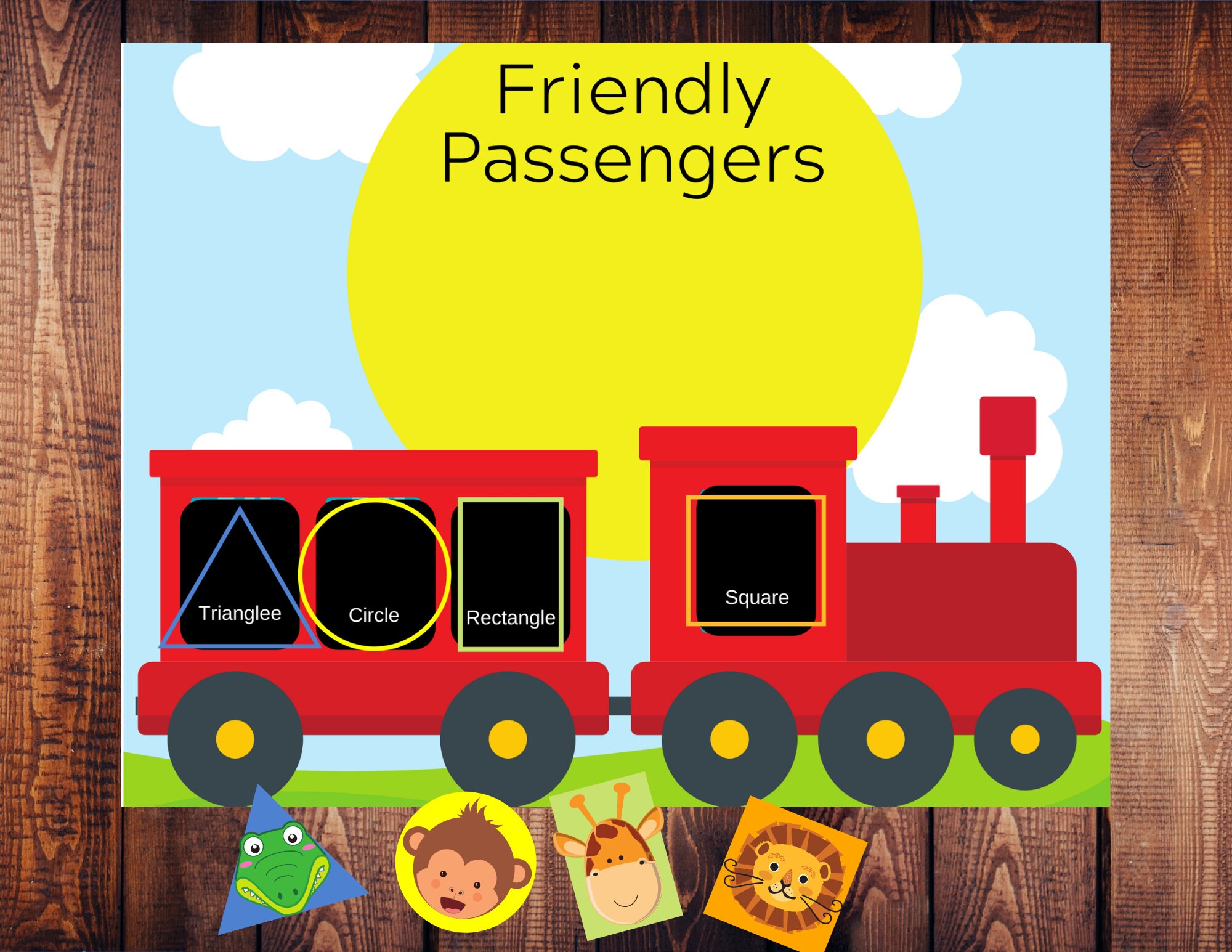 Train Busy Book Toddler to Preschool Math, Mazes, Shapes, Letter ...