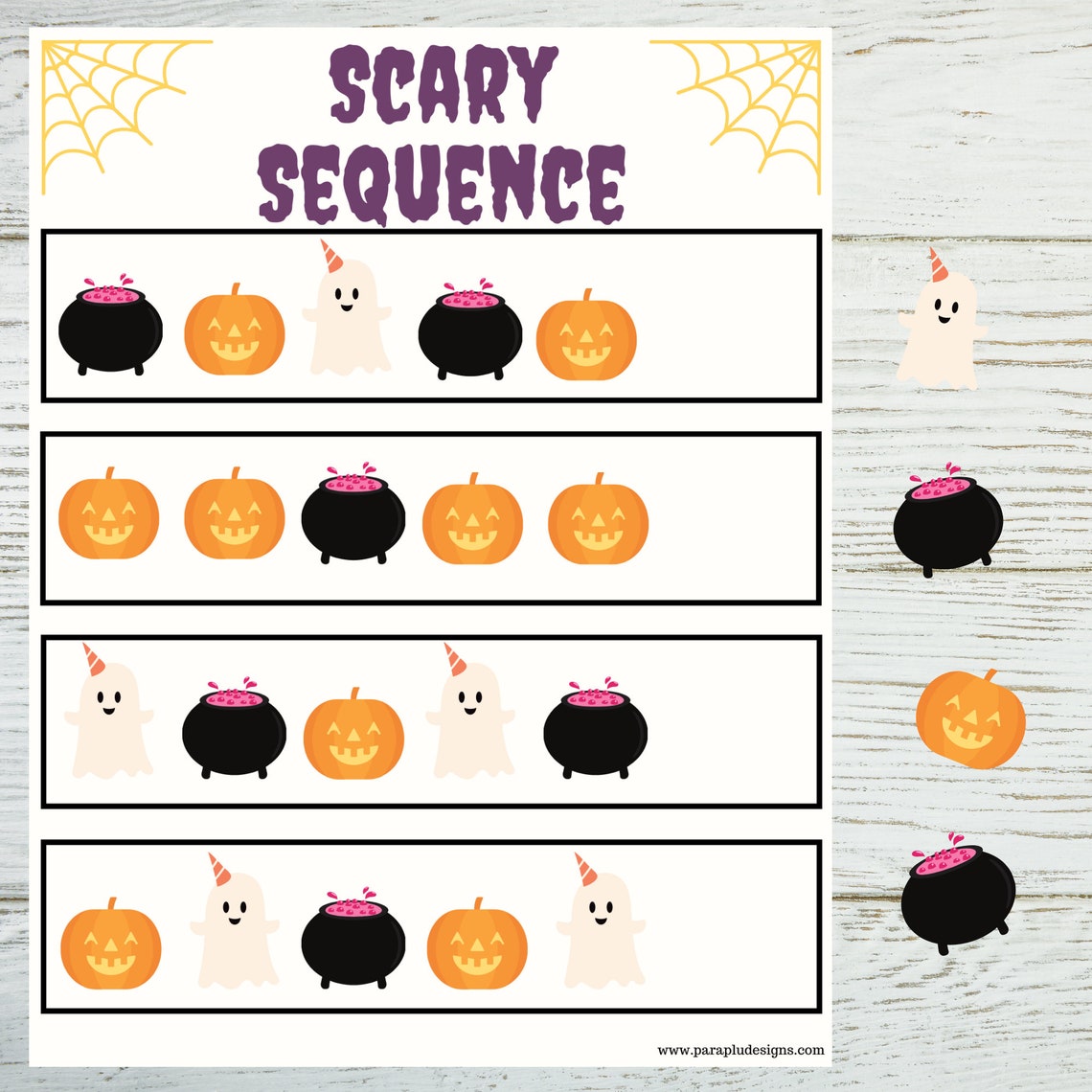 Halloween Themed Busy Book Printable Educational Quiet Time | Etsy