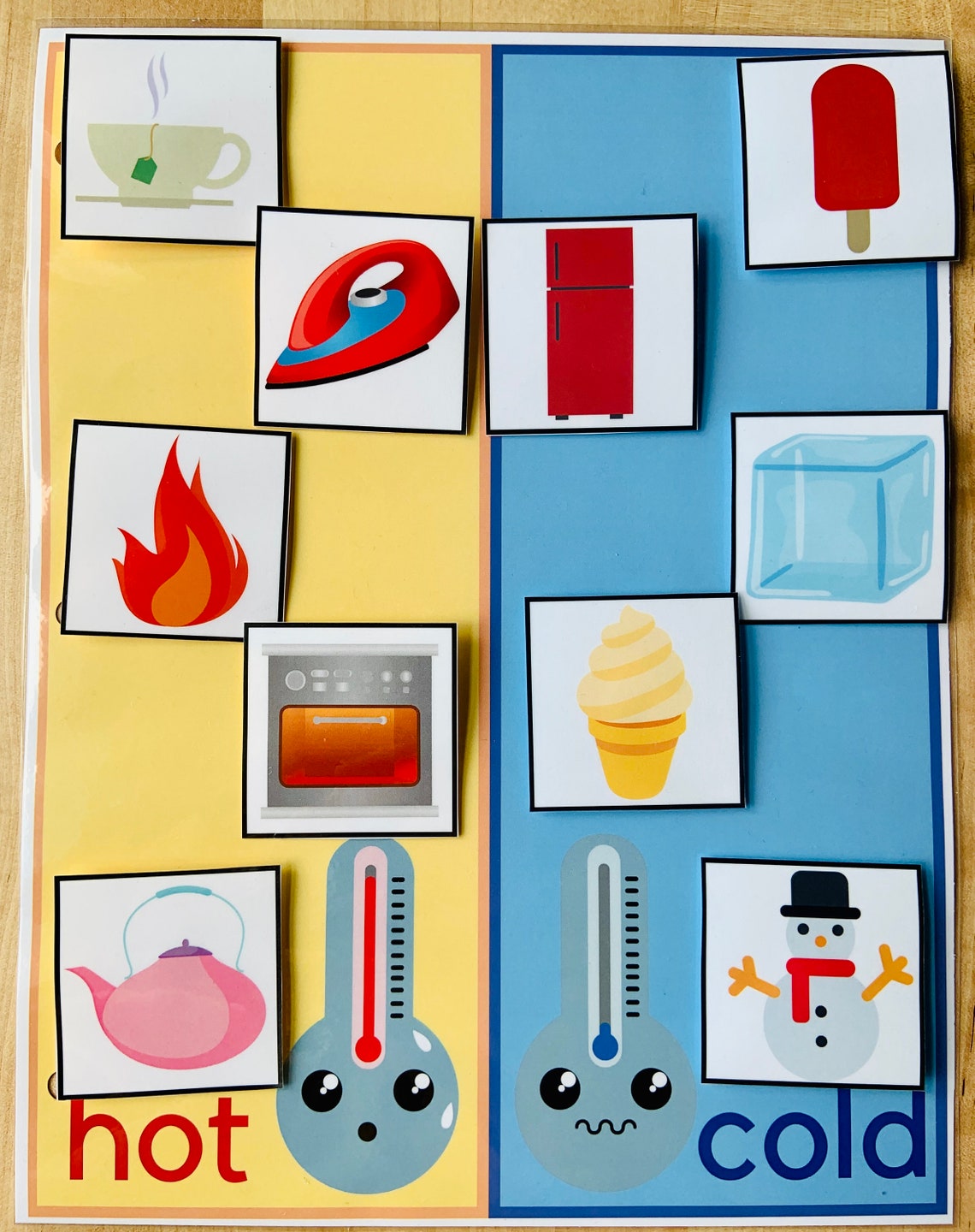 Opposites Busy Book - Toddler to Preschool - Hot/cold, Big/little ...