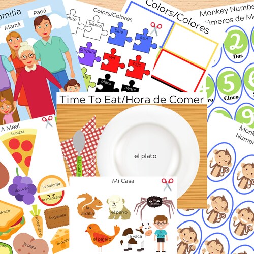 Fall Printable DIY Toddler Preschool Busy Binder quiet Book - Etsy