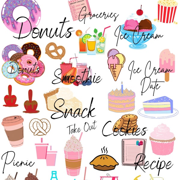 Food Stickers - Etsy