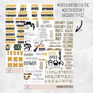 It’s Fall Y’all Sticker Collection, Halloween Stickers, Fall Sticker ...