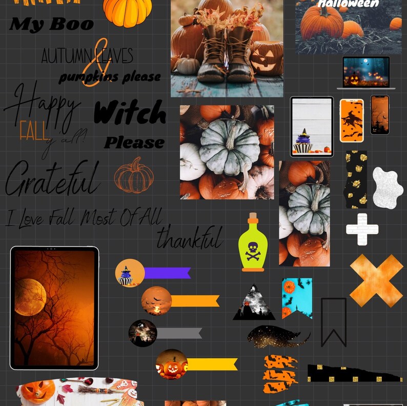 Its Fall Yall Sticker Collection Halloween Stickers Fall - Etsy