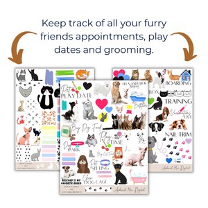 PET CARE Digital Goodnotes Stickers, Digital Stickers, Digital Planner ...