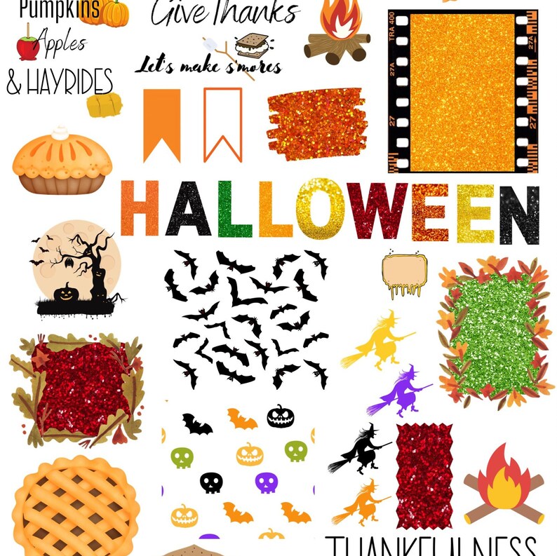Its Fall Yall Sticker Collection Halloween Stickers Fall - Etsy