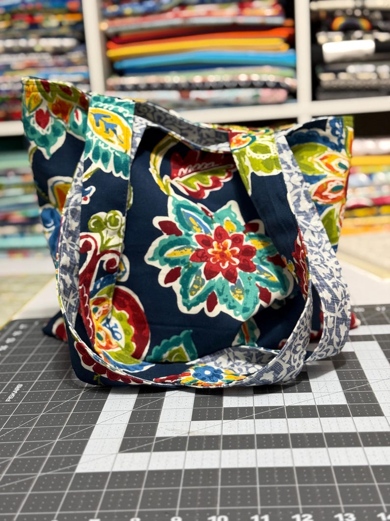 Handmade Reversible Tote Bags, Canvas Cotton - Etsy