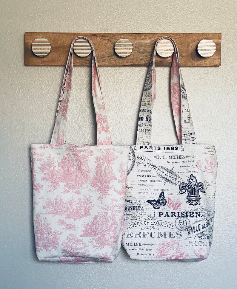 Handmade Reversible Tote Bags Canvas Cotton - Etsy