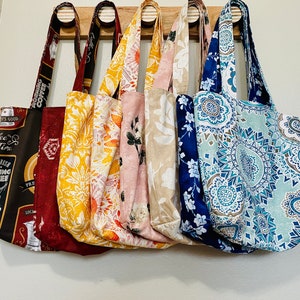 Handmade Reversible Tote Bags, Canvas Cotton - Etsy