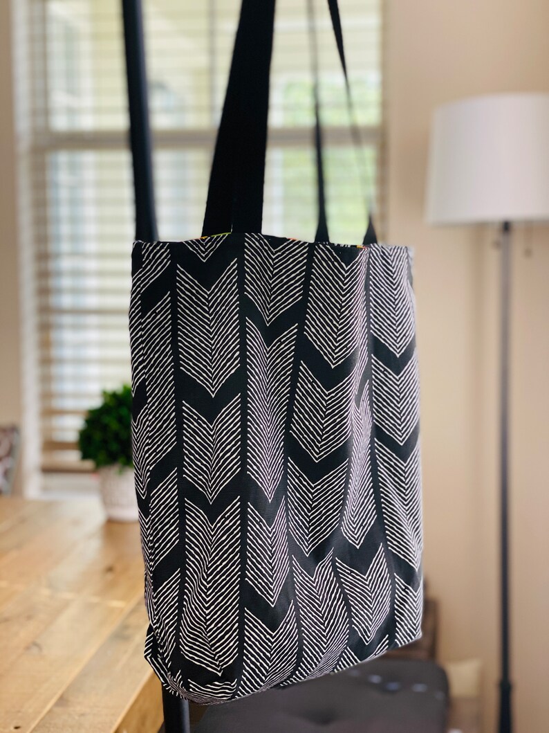 Handmade Reversible Tote Bags Canvas Cotton - Etsy