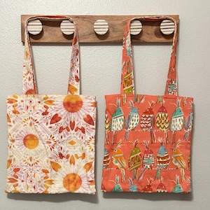 Handmade Reversible Tote Bags, Canvas Cotton - Etsy