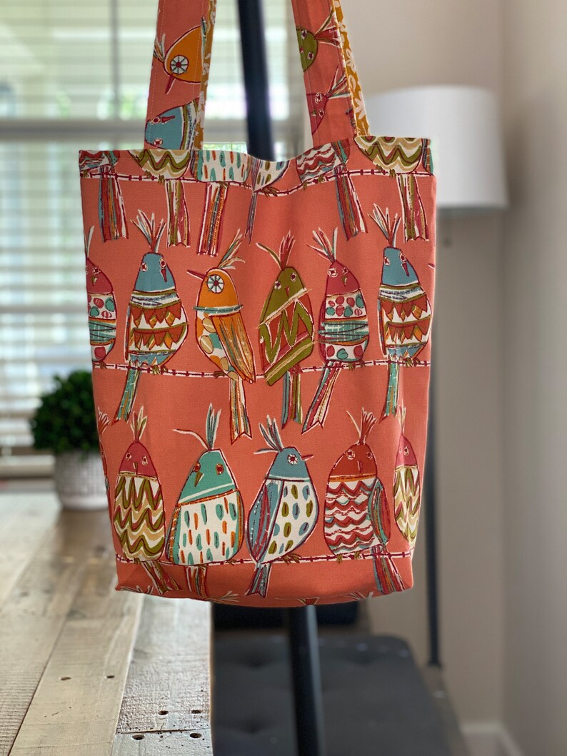 Handmade Reversible Tote Bags Canvas Cotton - Etsy