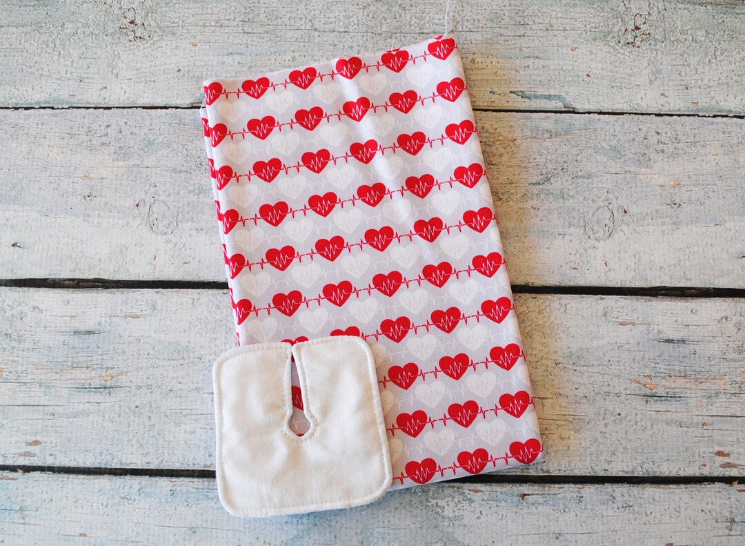 Heart Beat -- Set of 2 Trach Pads | Tracheostomy Pad | Trach Dressing ...