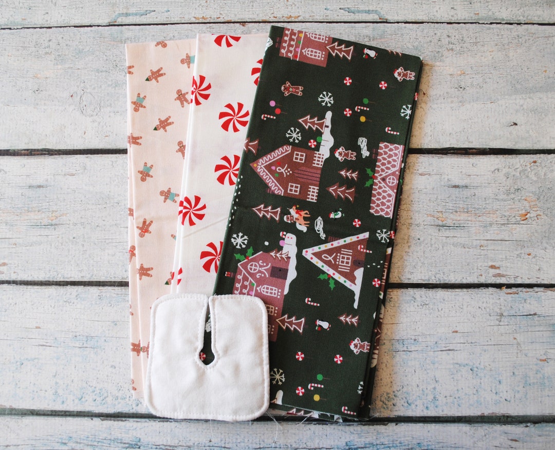 Gingerbread -- Set of 6 Trach Pads | Tracheostomy Pad | Trach Dressing ...