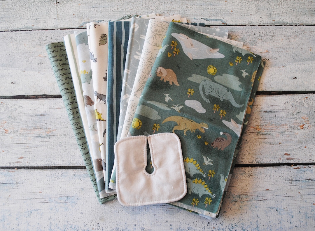 Roar Dinosaurlast Set Set of 8 Trach Pads Tracheostomy Pad Trach ...